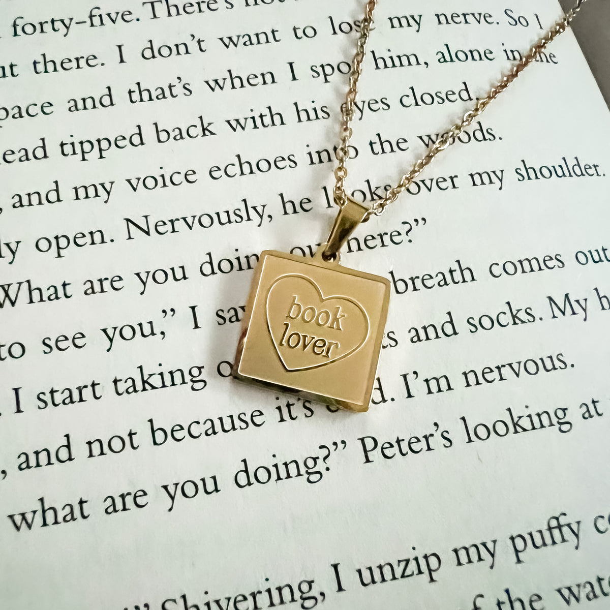 Book Lover Necklace – The Bookish Goods